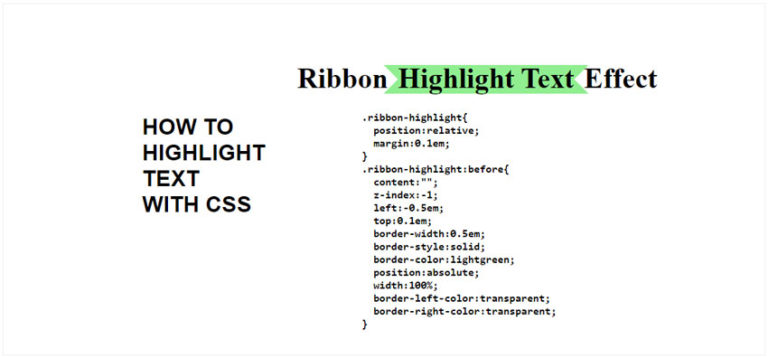 Highlight Text Css 7 Cool Css Highlight Text Effects Coding Dude