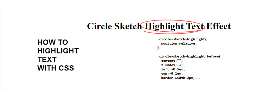 Highlight Text Css 7 Cool Css Highlight Text Effects Coding Dude