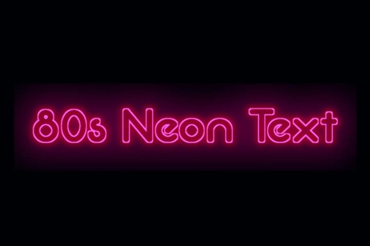 80s Font Text Effects Using CSS & SVG Filters - Coding Dude