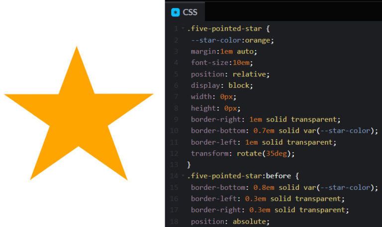 Css Star Shapes ★ Source Code Included ★ Coding Dude